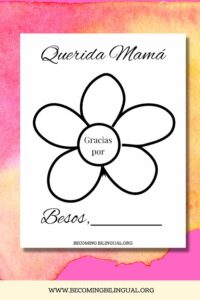 Mother's Day Activities In Spanish - Becoming Bilingual