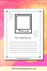Mother's Day Activities In Spanish - Becoming Bilingual