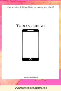 Todo Sobre Mi: All About Me Activities For Kids - Becoming Bilingual